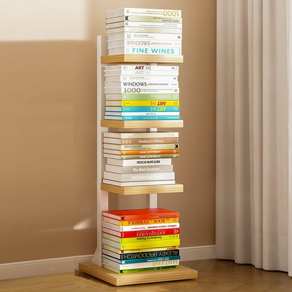 Органайзер для книг "Икея", металлический, 4 яруса, 30x30x87 см