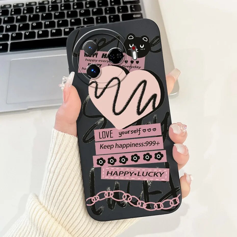 Розовый чехол для Tecno Camon 30 Pro CL8 TYhei2117
