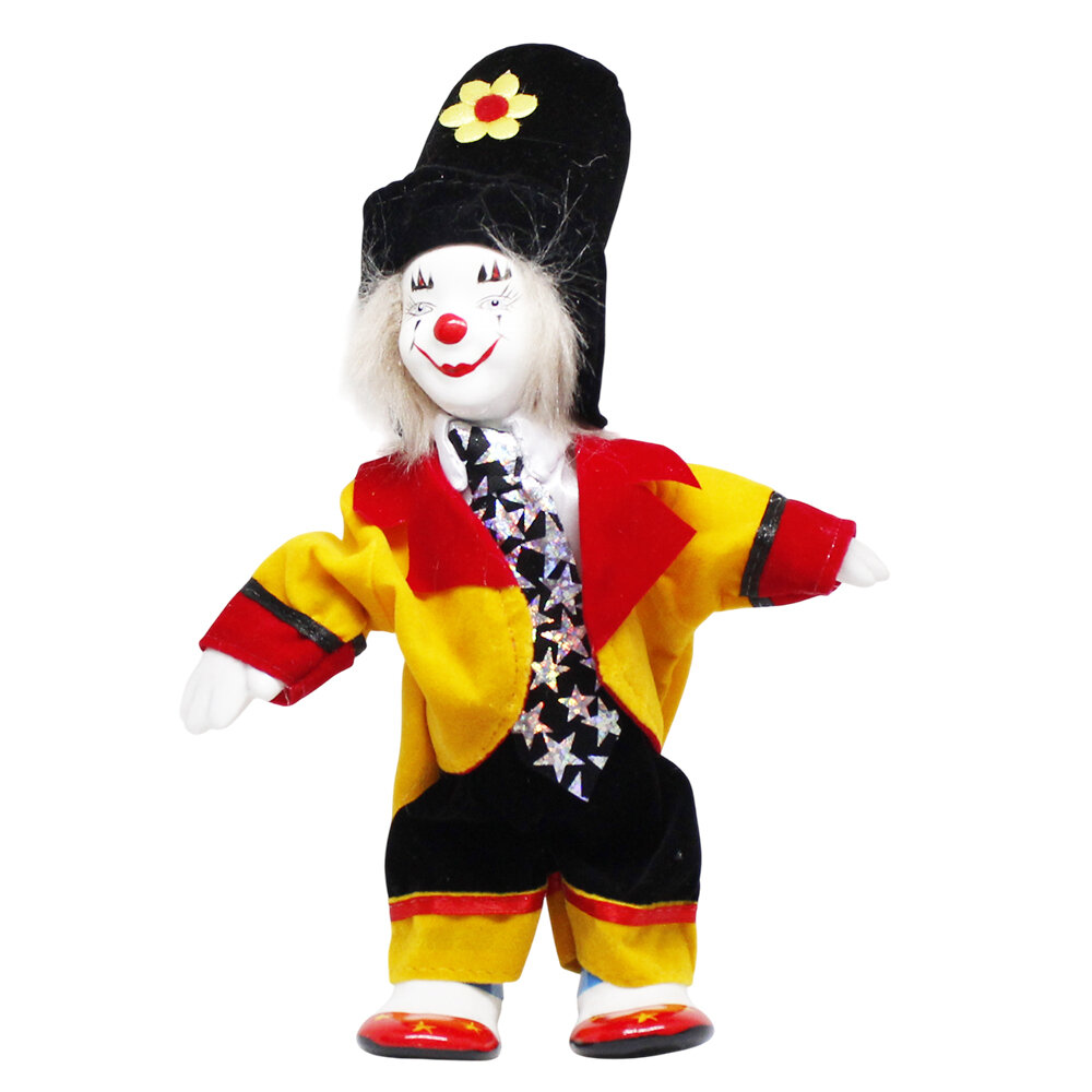 Керамический Клоун - кукла "Яшка", (Ручная работа)
