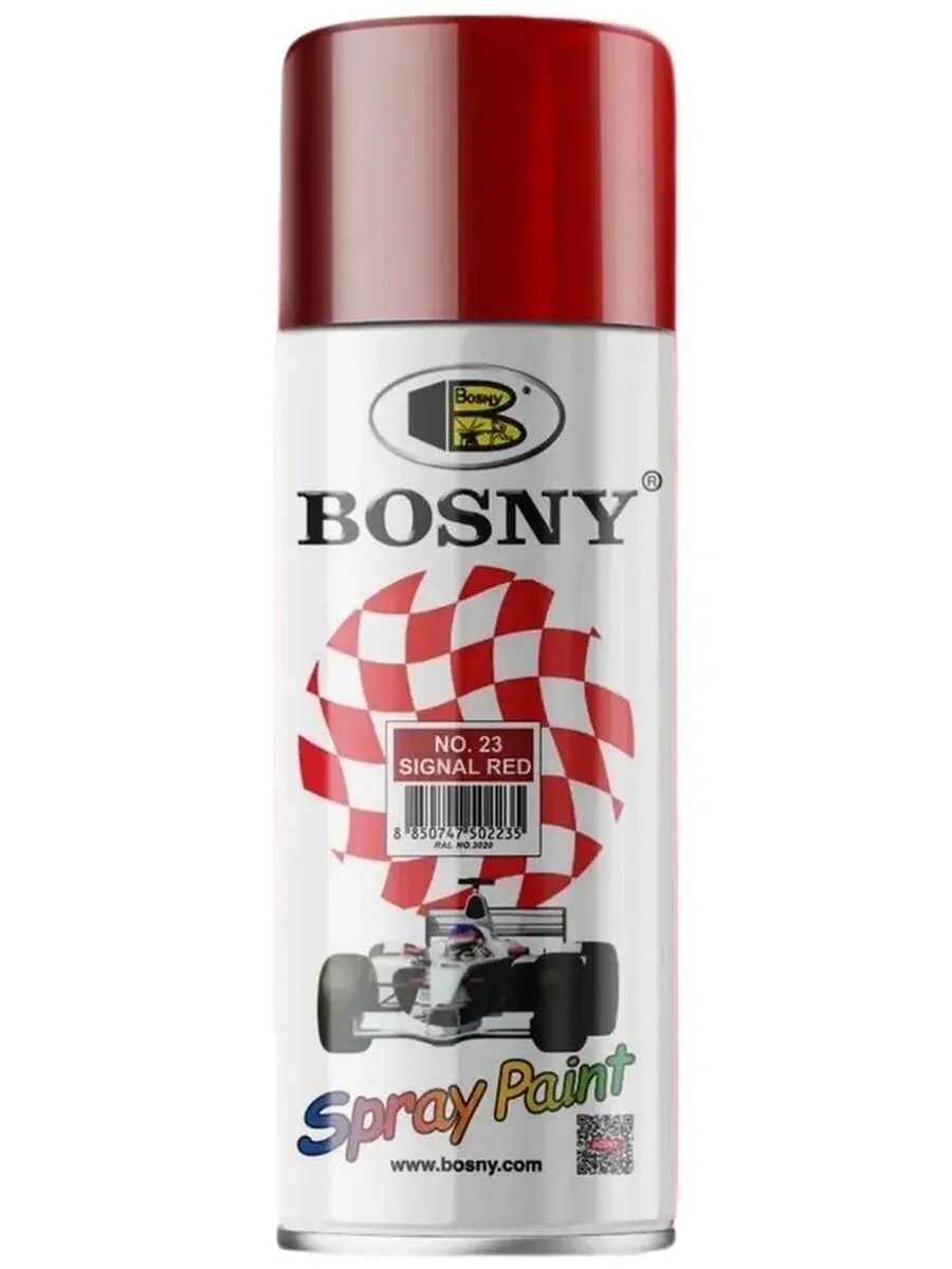 Краска акриловая №23 Красный Насыщенный 520мл RAL 3020