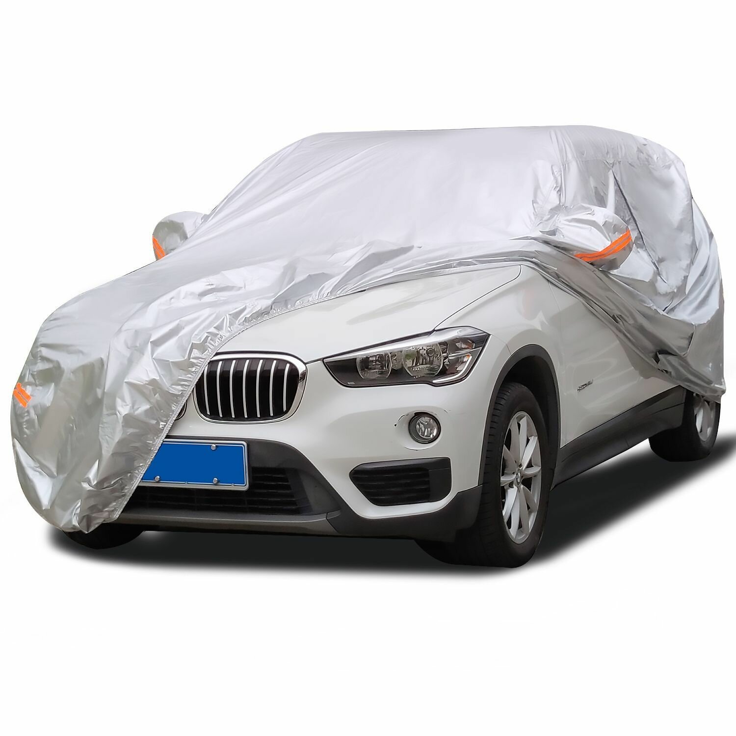 Оксфордская тканьSUV чехол для авто. Тент для автомобиля от солнца, снега, дождя, внедорожникчехол для защиты машины универсальный размер "D"(510CM)