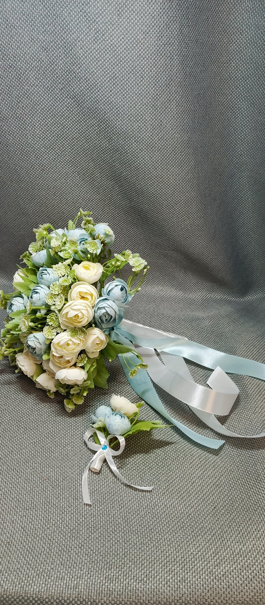 Свадебный букет невесты дублёр: "Нежность в каждом лепестке"