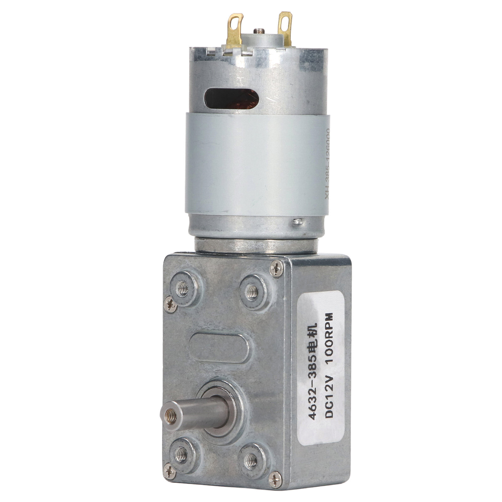 Мотор-редуктор турбинный червячный самоблокирующийся DC 12 В CW CCW мотор-редуктор для лебедки оконной двери 100 об/мин