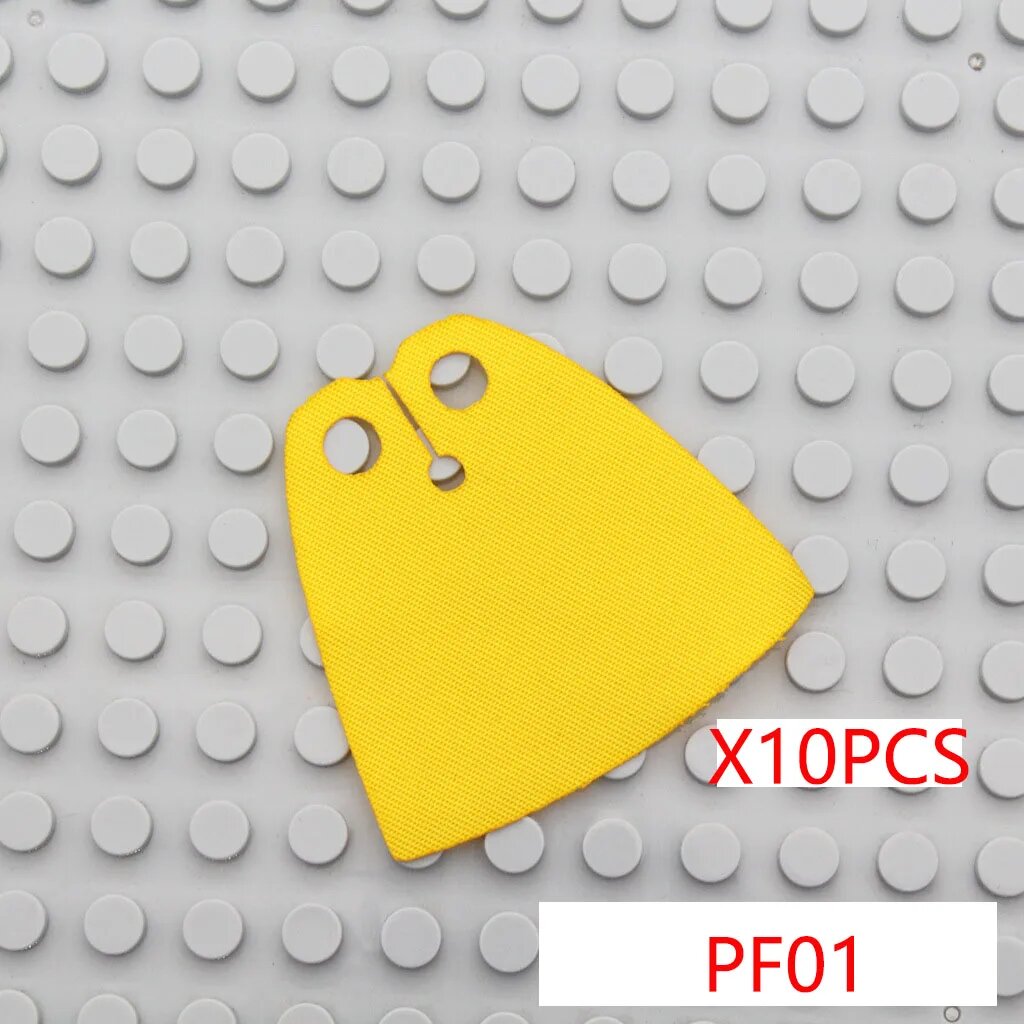 Желтый элемент PF01 для LEGO MOC, 10 шт.