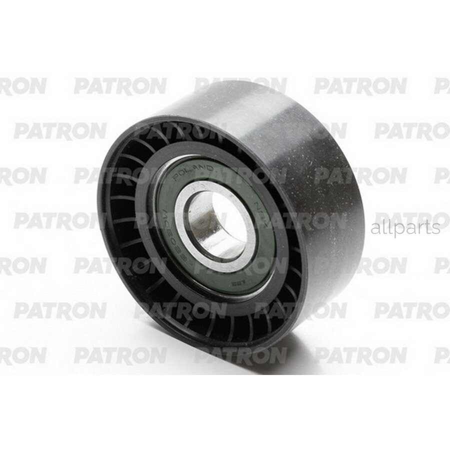 PATRON PT36201 Ролик натяжной поликлинового ремня пластиковый генератора без натяжного механизма LADA LARGUS 16V, RENAULT Duster 1.6 16V 12- plastic