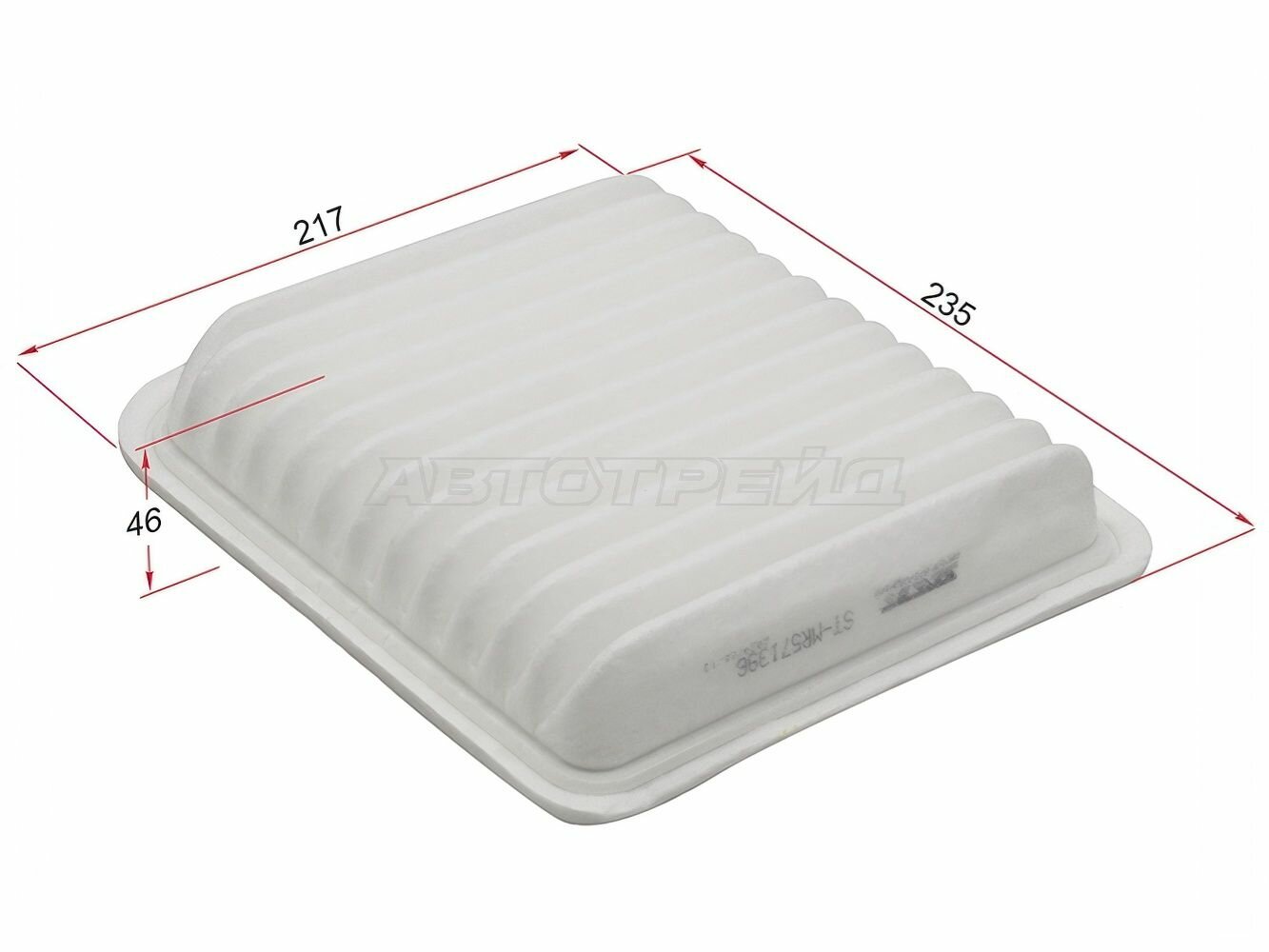 Фильтр воздушный для Митсубиси 380, Эклипс, Эндевор, Галант арт STMR571396 SAT