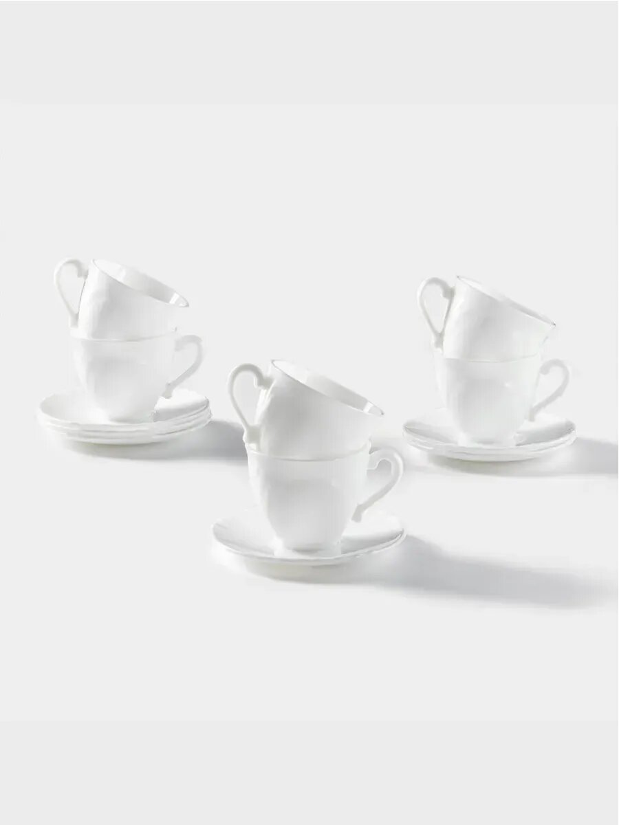 Сервиз чайный с блюдцами на 6 персон