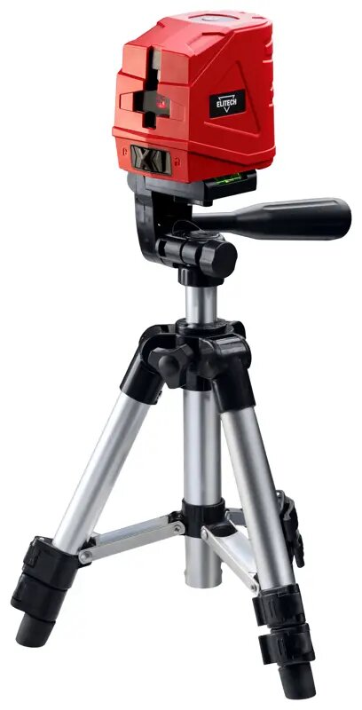 Нивелир лазерный Elitech ПЛ 4К штатив в комплекте, 15 м