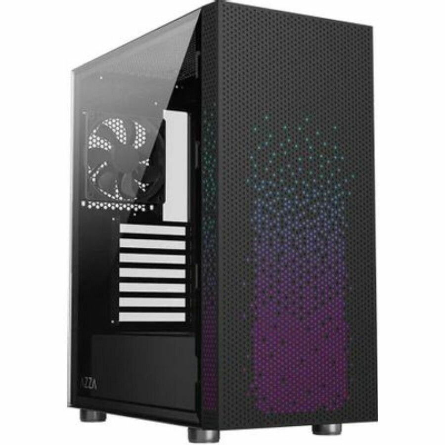 Компьютерный корпус AZZA Celesta F (CSAZ-340F CELESTA) черный - Midi Tower, ATX, micro-ATX, mini-ITX, USB 2.0 TypeA
