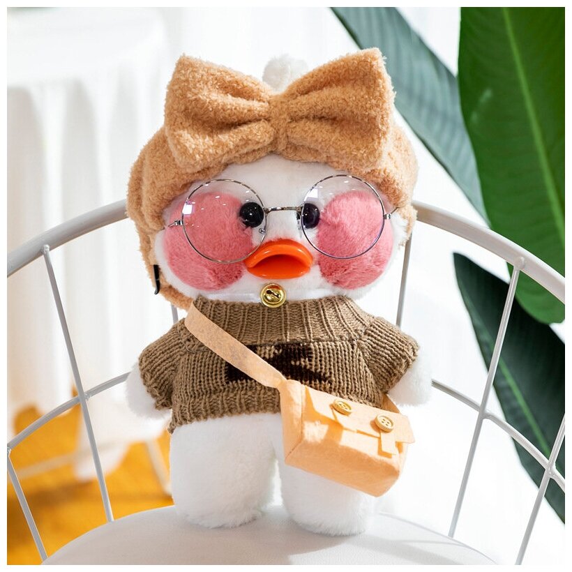 Желтая утка, плюшевая игрушка, милая кукла, мягкие куклы с животными, детские игрушки, подарок на день рождения для девочки