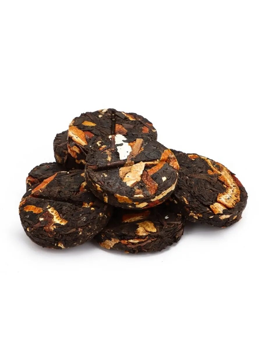 Ароматный черный чай с мандариновой цедрой