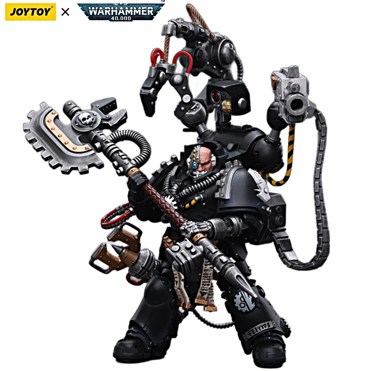Подвижная фигурка JOYTOY Боевой молот 40K 1:18 Iron Hands lron Father Feirros День Рождества Подарочная модель