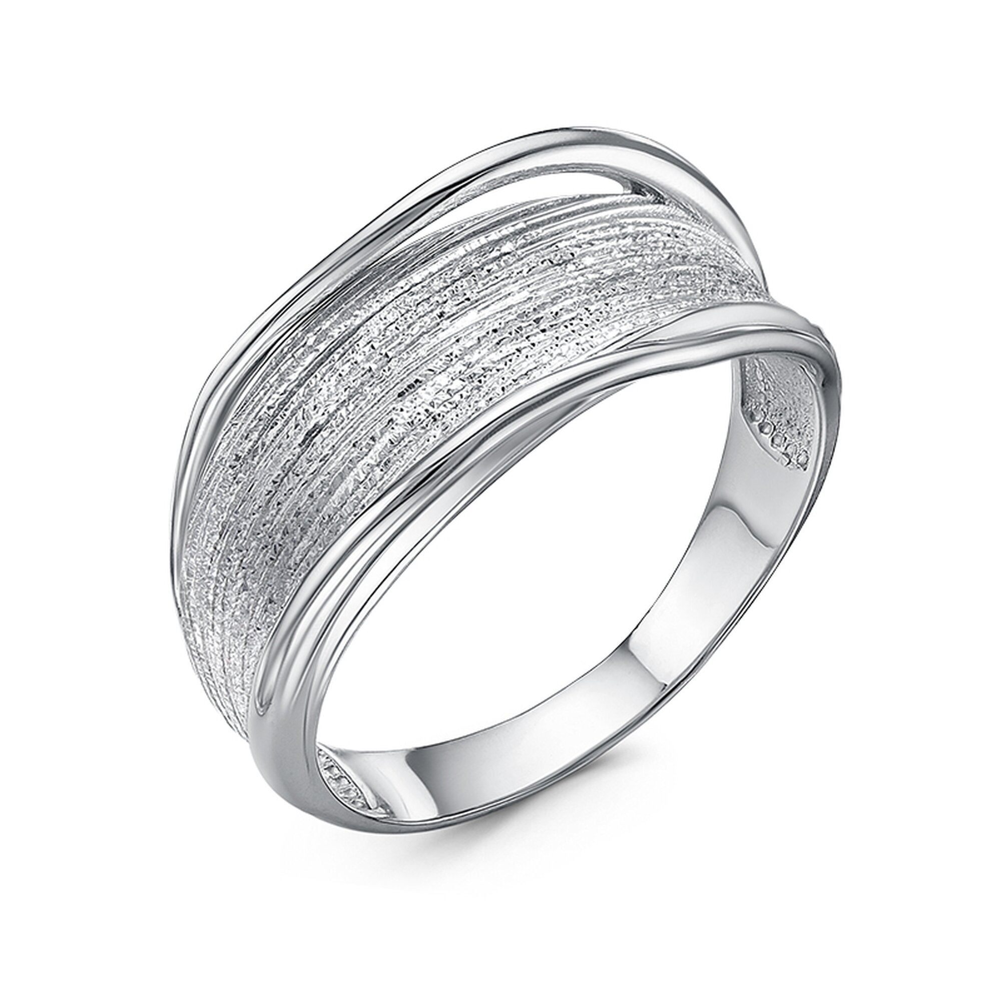 Кольцо Diamant online, серебро, 925 проба, родирование