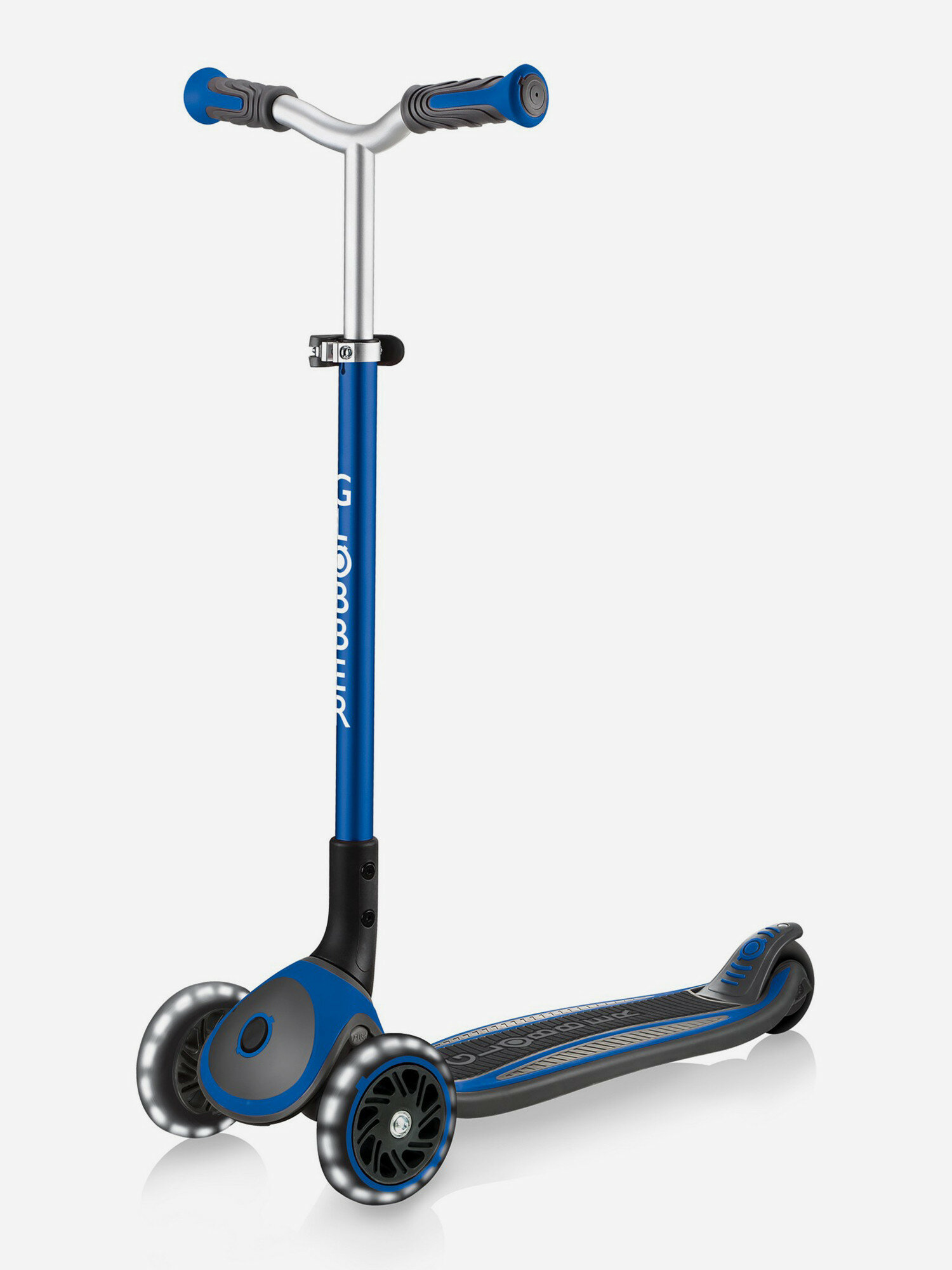 Самокат Globber "MASTER LIGHTS", 3 колеса, складной, светящиеся колеса