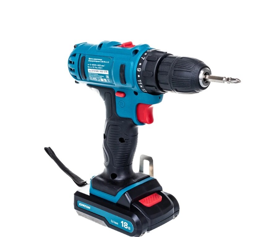 Шуруповерт кратон CDB-18-Li-1.5