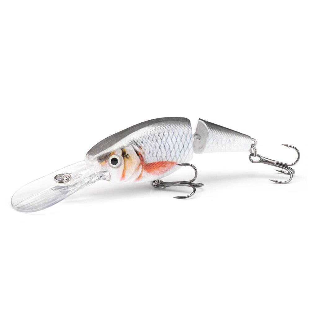 Блесна TREHOOK Minnow Белый, 105 мм, 15 г, Color: B