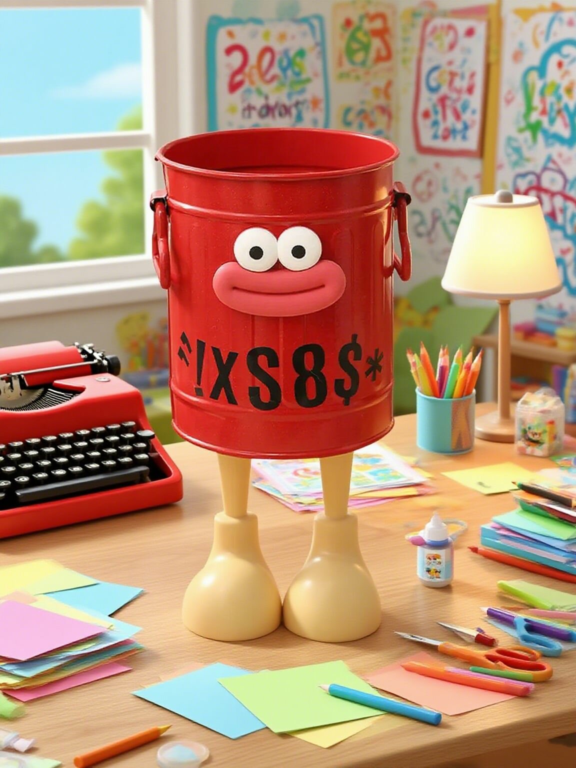 Веселые подставки для ручек, 6 ярких держателей канцелярии, Забавный органайзер для стола, Для школы, офиса и дома, Подставка для карандашей и ручек