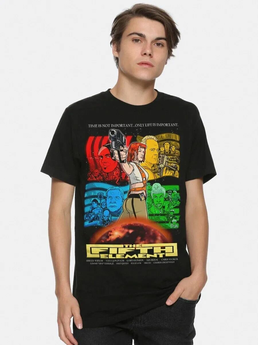 Футболка DreamShirts Studio Пятый Элемент / Брюс Уиллис / Мужская