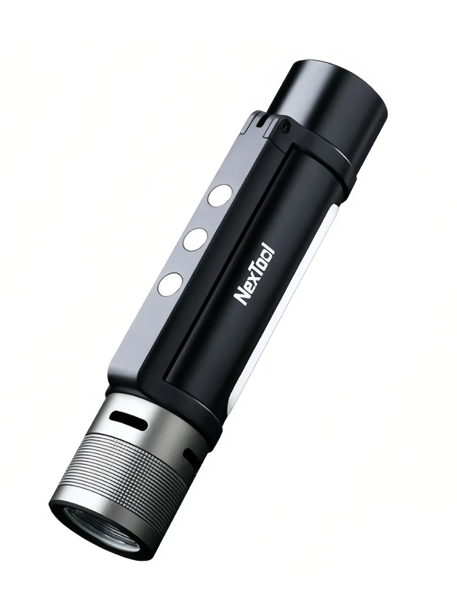 Фонарь ручной Xiaomi NexTool "Natuo", 6 функций, питание от аккумулятора, черный