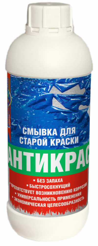 Смывка Старой Краски Краско Антикрас 1кг Краско Универсальная, Быстродействующая / НПО Краско.
