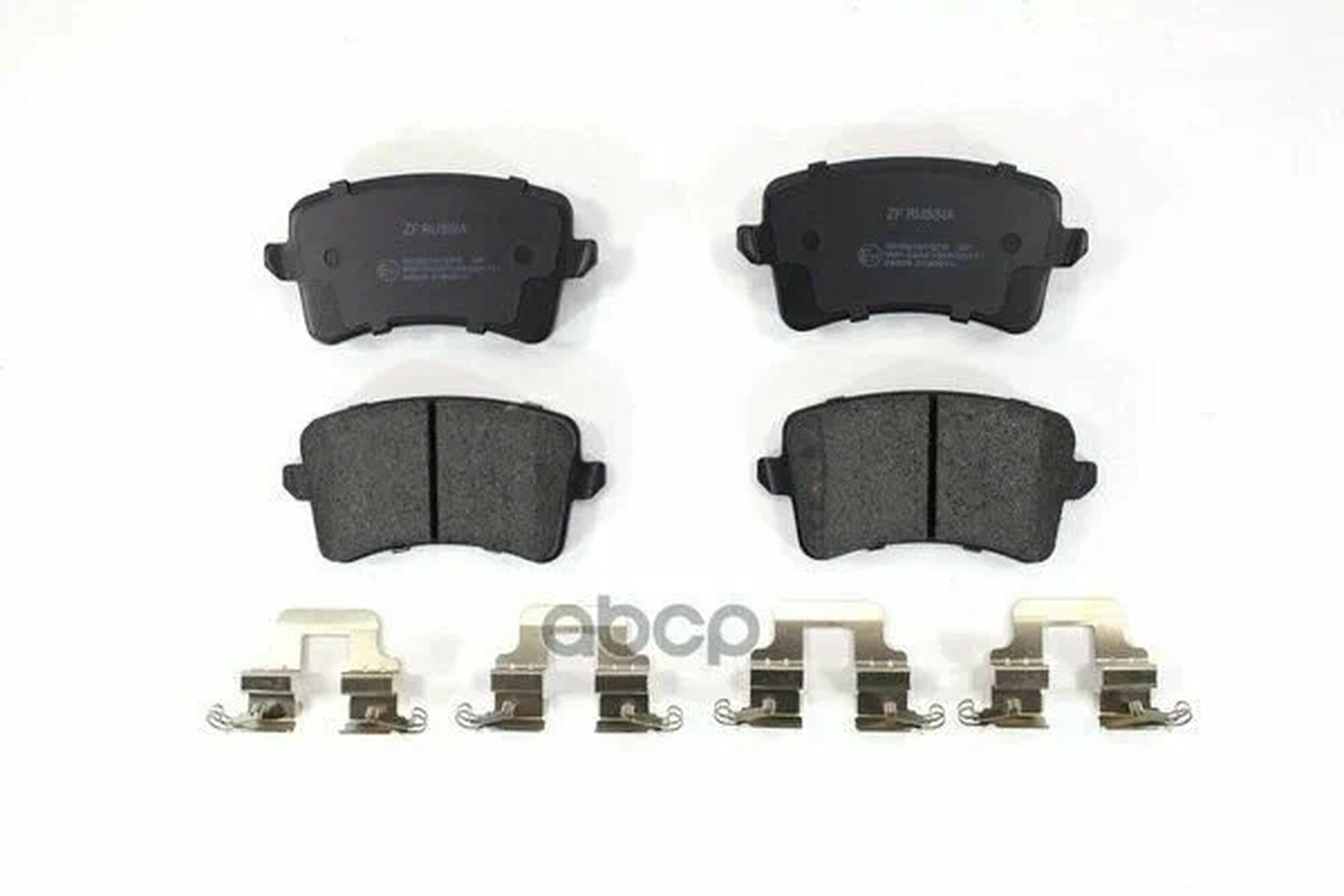 Тормозные колодки ZF GDB2107ZFR, для Audi A4, задние, металл, черные