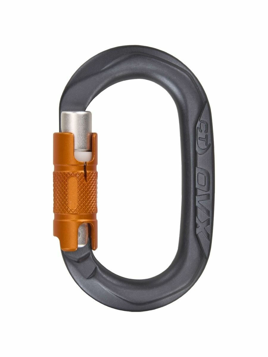 Карабин Climbing Technology OVX G с трехпозиционной автоматической муфтой овальный алюминиевый карабин для альпинизма, туризма и промышленного альпинизма