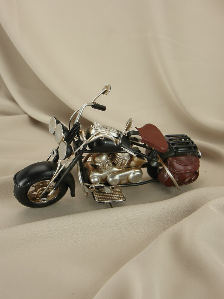 Коллекционная модель мотоцикла R&D Harley Davidson, металл, черный