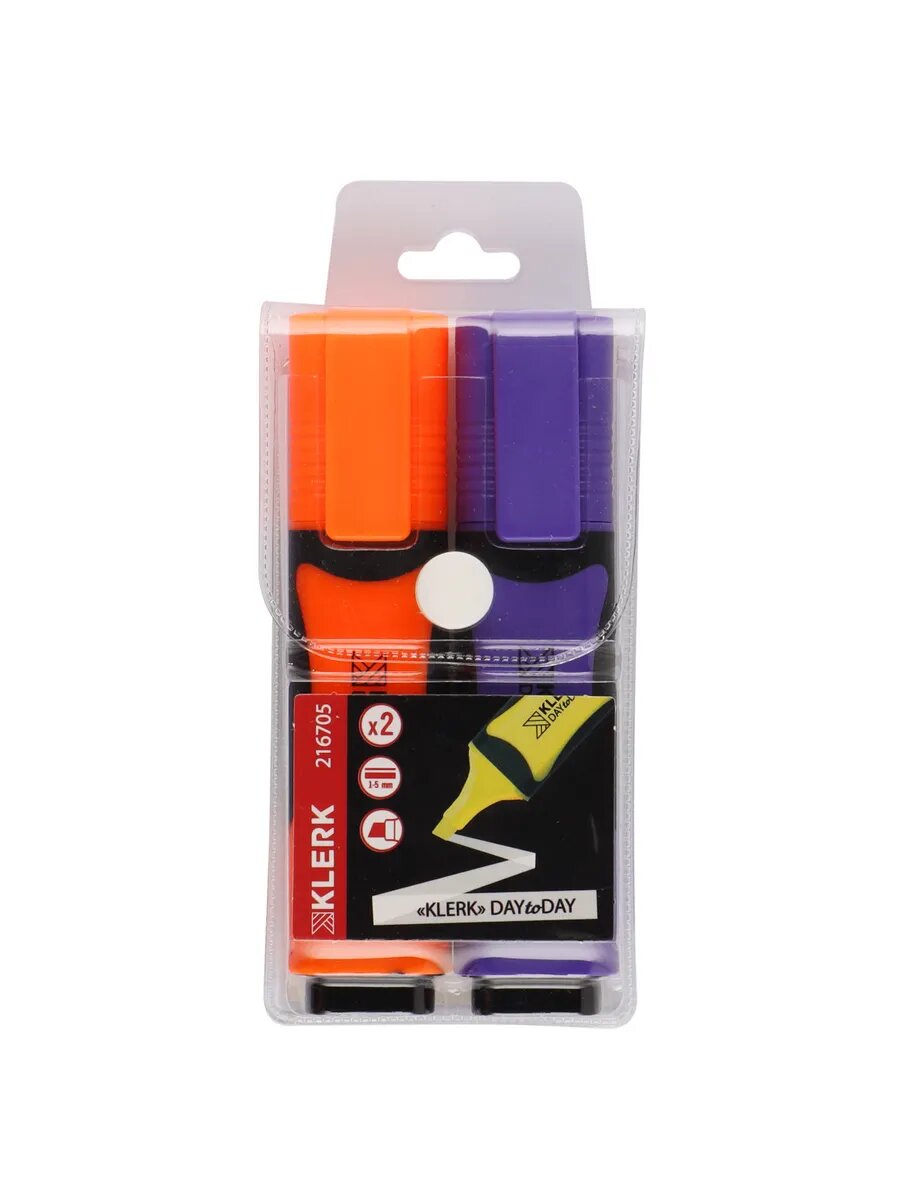 Набор перманентных маркеров 2 шт 1-5 мм