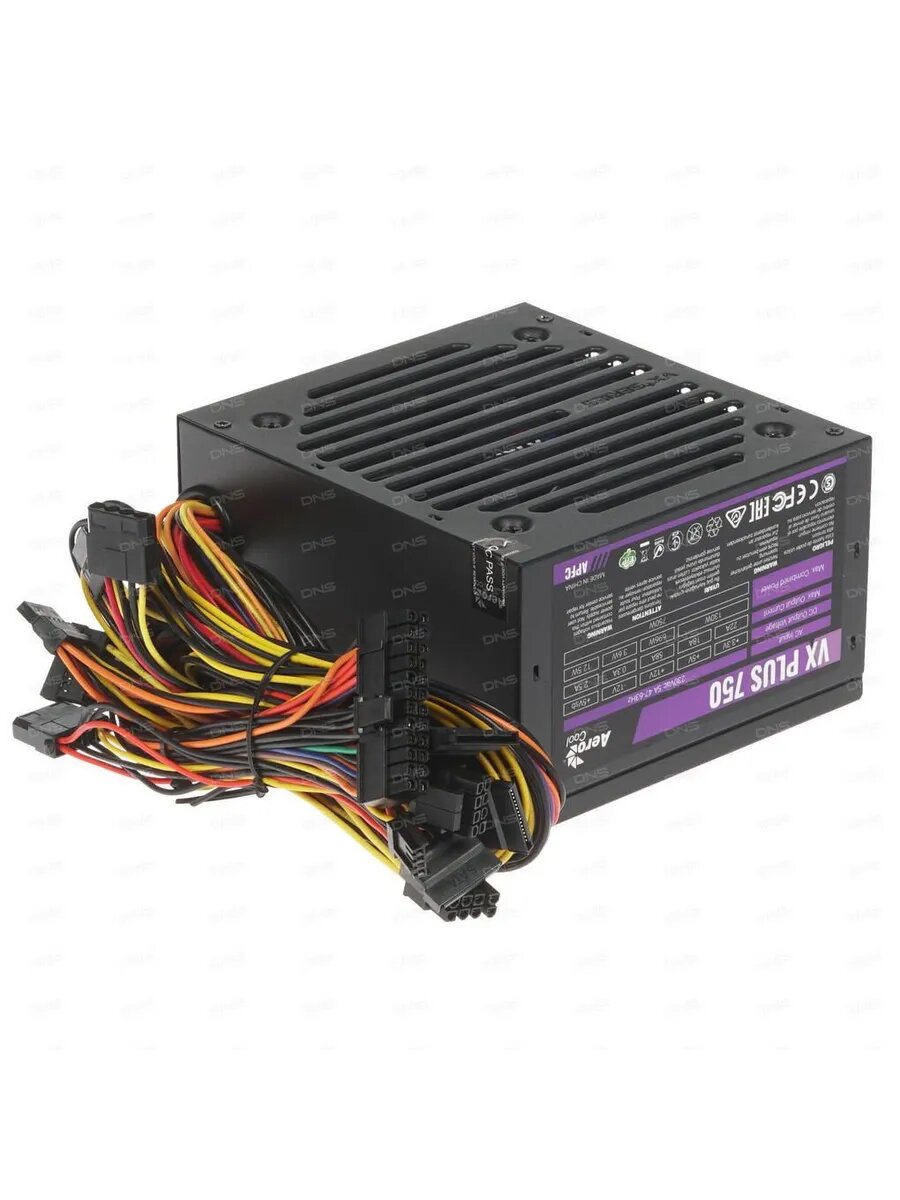 Блок питания VX+ VX-750 PLUS черный - 750 Вт