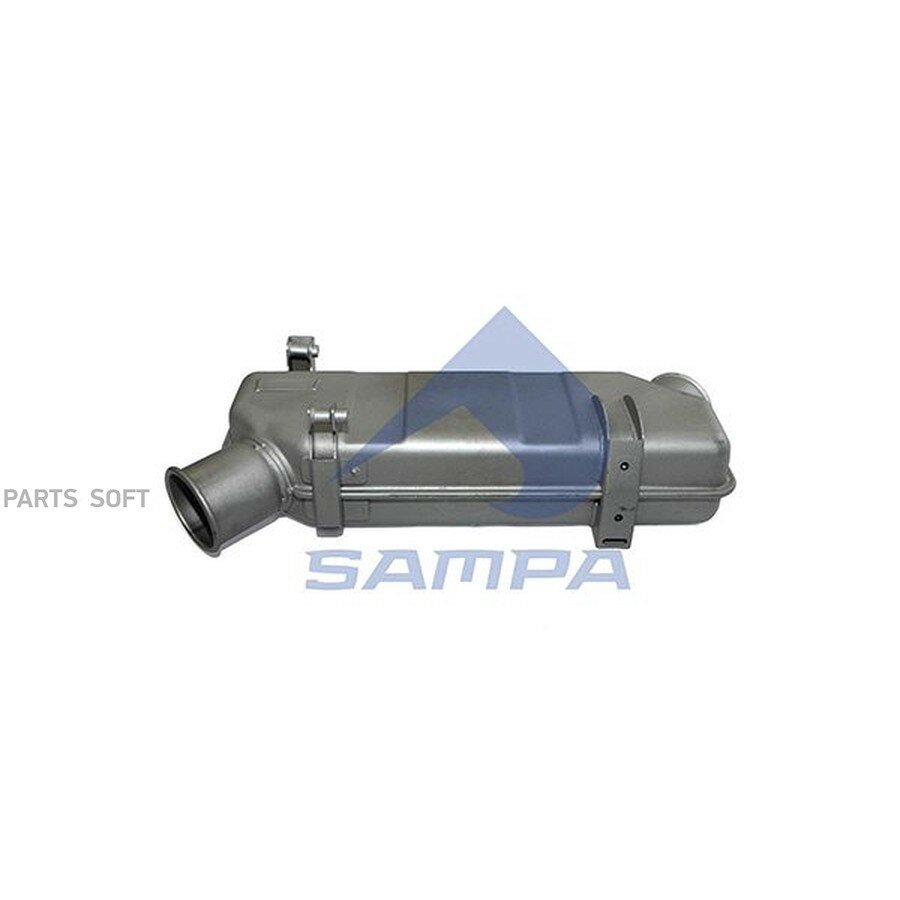 Глушитель SCANIA P, R, T series SAMPA от официального дистрибьютора, SAMPA, артикул 041380