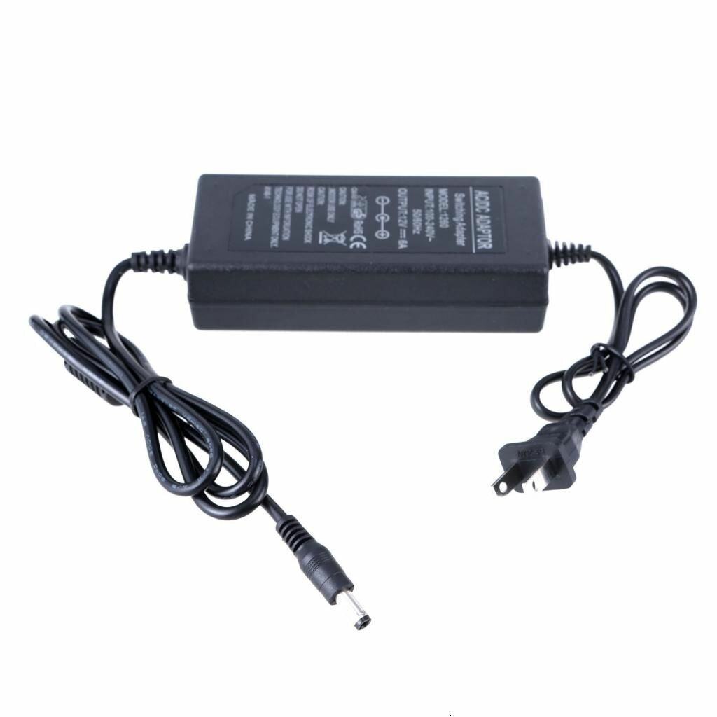 Высокоэффективность AC100 240 В до 12 В 6a адаптер питания, преобразователи, совместимые с устройствами 5,5x2,1 мм, непрерывны