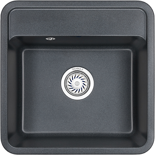 Мойка кухонная Granula Standart 5001, графит