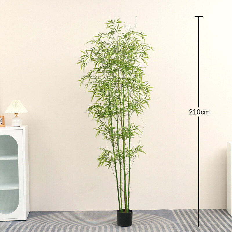 2025 Искусственный бамбук, фальшивый бамбук, декор для интерьера, садовый ландшафт, искусственное растение, оптовая продажа
