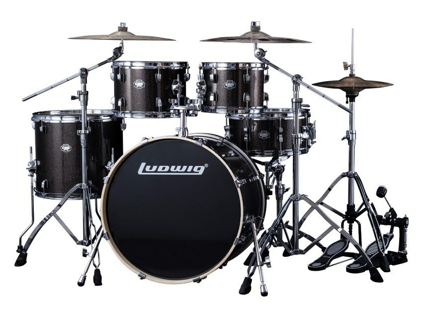 Ludwig LEE52205 Element Барабанная установка, черная, 2 коробки
