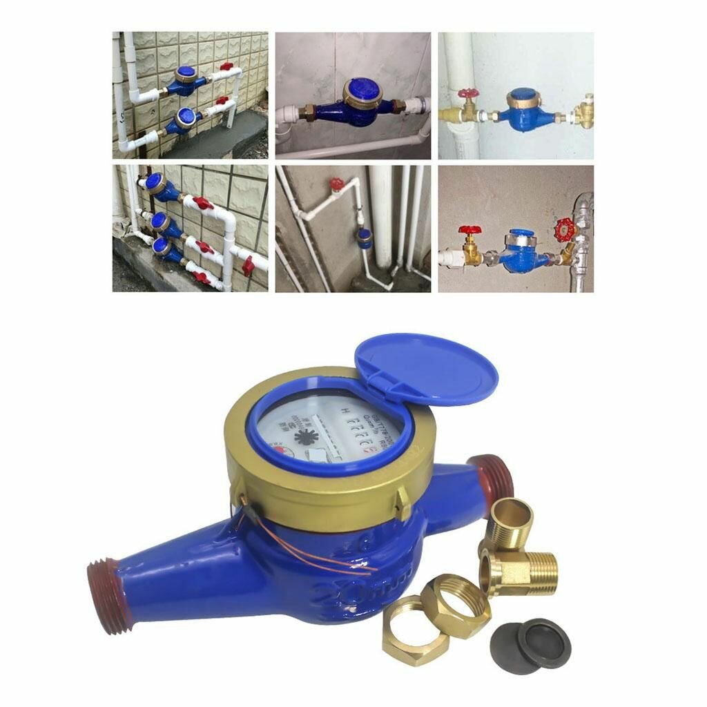 Счетчик холодной воды 20 мм, весь бронзовый