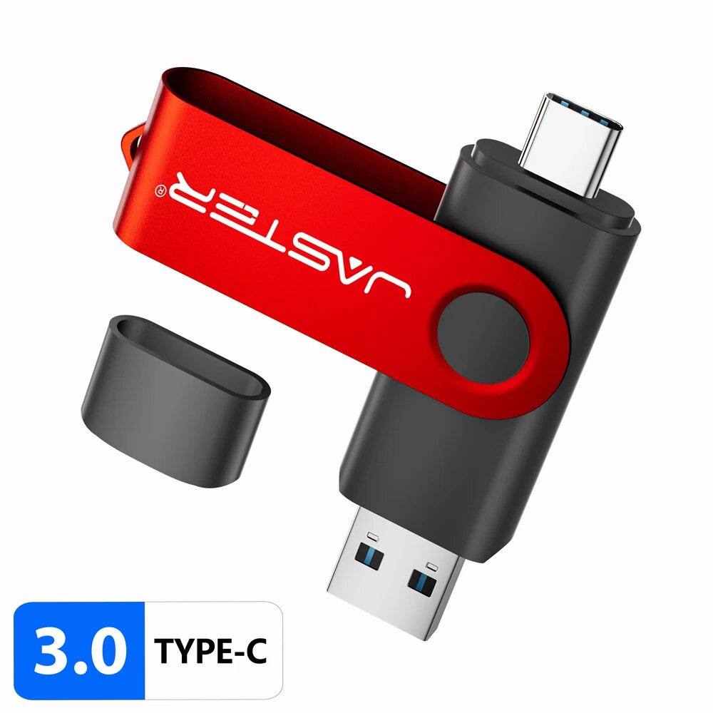 JASTER USB 3.0 TYPE-C флешка 32GB, Red