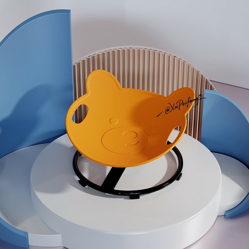 Тренировка сенсорной интеграции, круглое детское вращающееся сиденье-балансир，