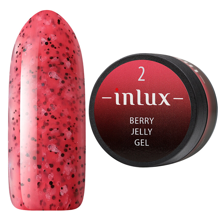 INLUX, Гель Berry Jelly gel № 2, 15 мл