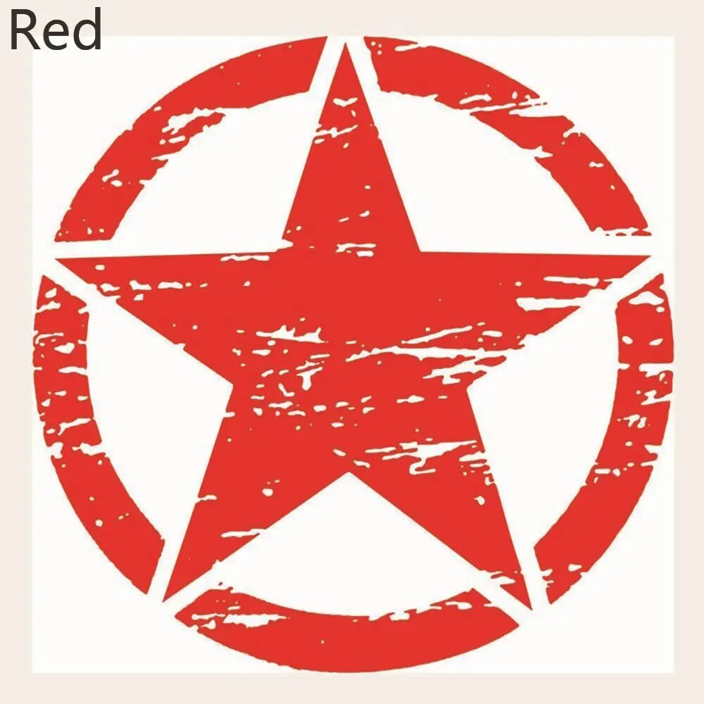 Виниловая наклейка на корпус автомобиля, 5 цветов 50x50cm-red