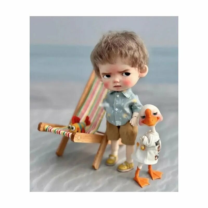 Обнаженная кукла Shuga Fairy Niuniu 1/6 BJD в коричнево-коричневом цвете кожи