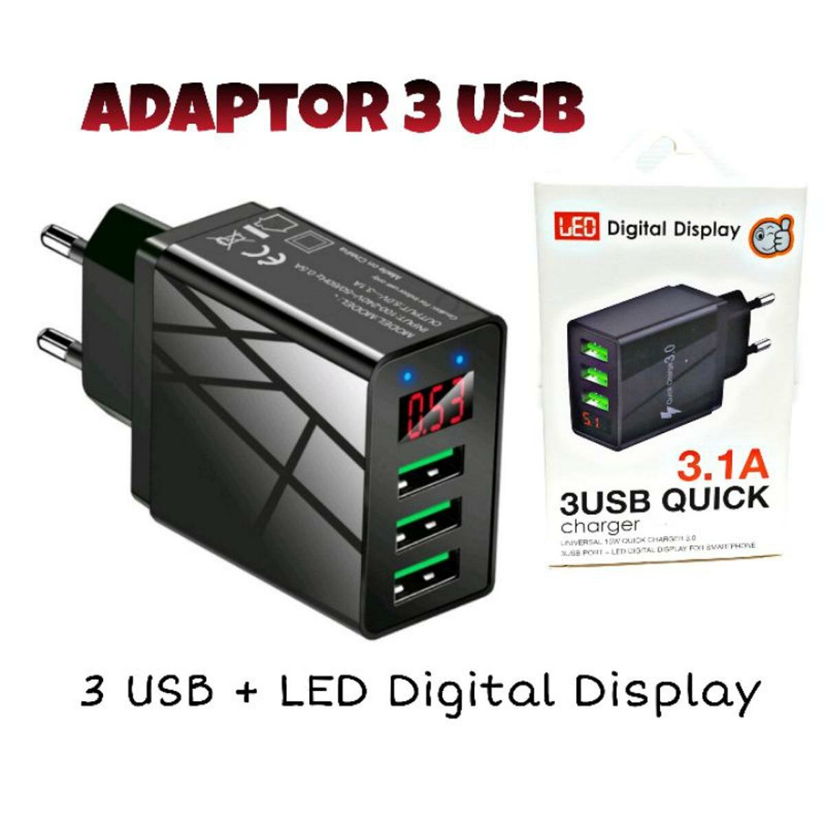 5v 3.1A 3 порта USB быстрой зарядки зарядное устройство адаптер с 3 USB портами для быстрой зарядки