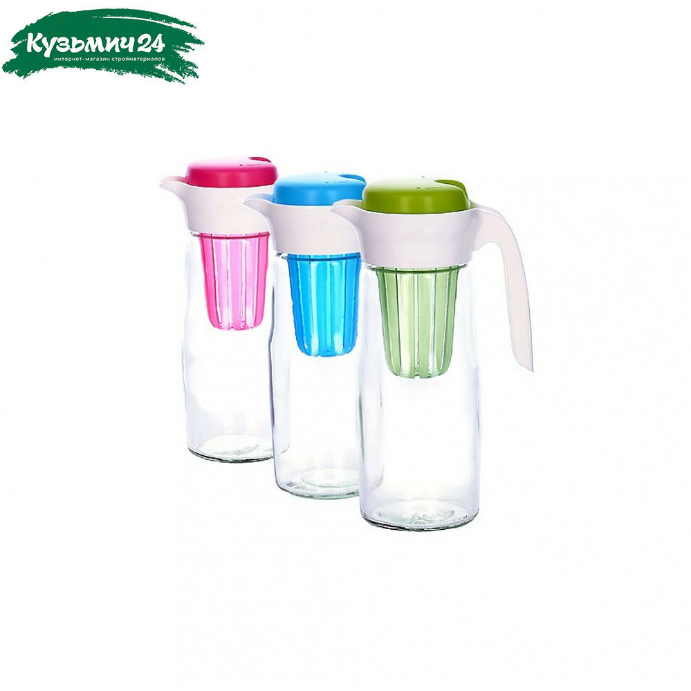 Кувшин Mayer&Bochv стеклянный, с инфузером, 1.35 л, 220 мм, цвет в ассортименте