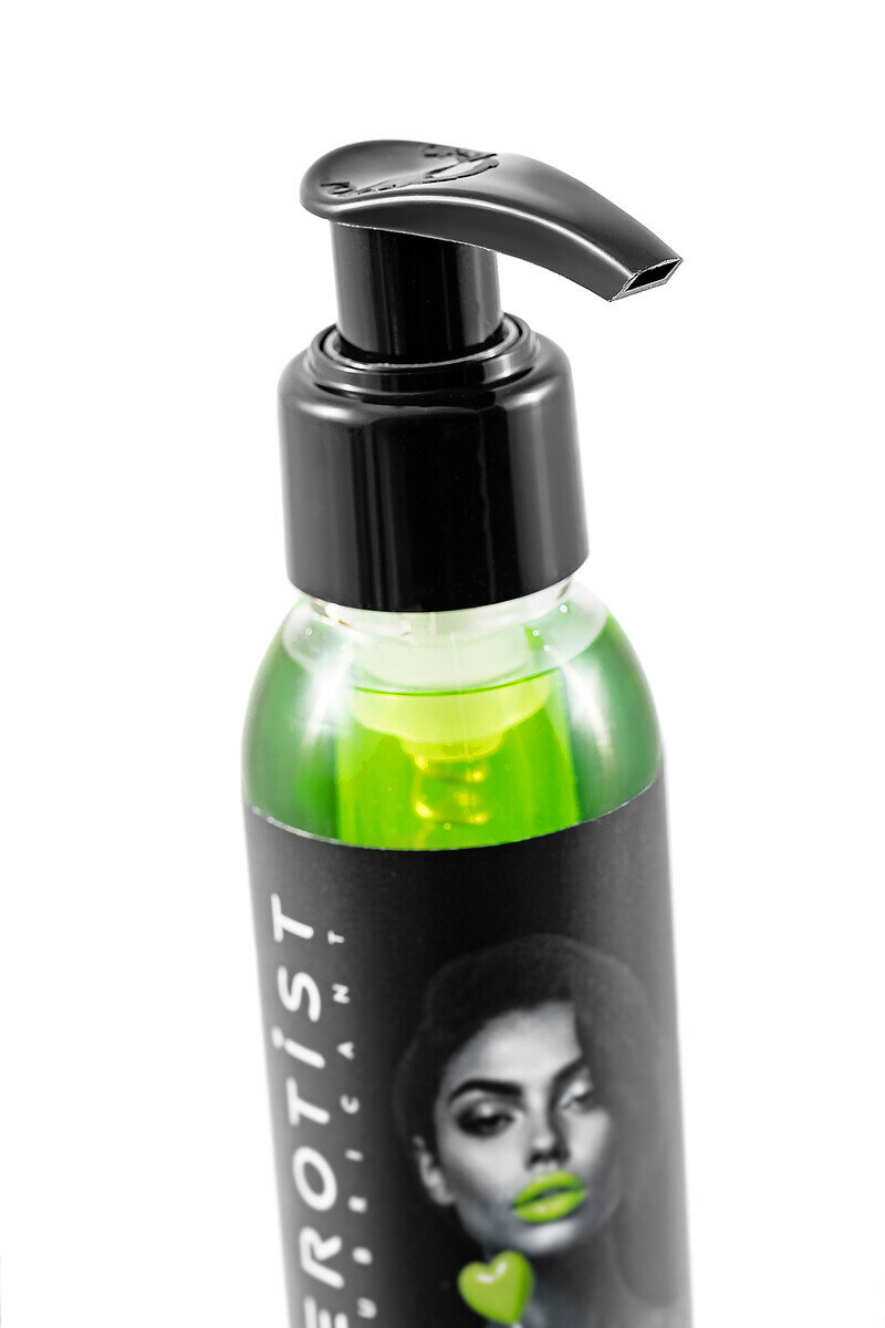 Разогревающее массажное масло Erotist Caramel Club со вкусом дюшеса - 100 мл.