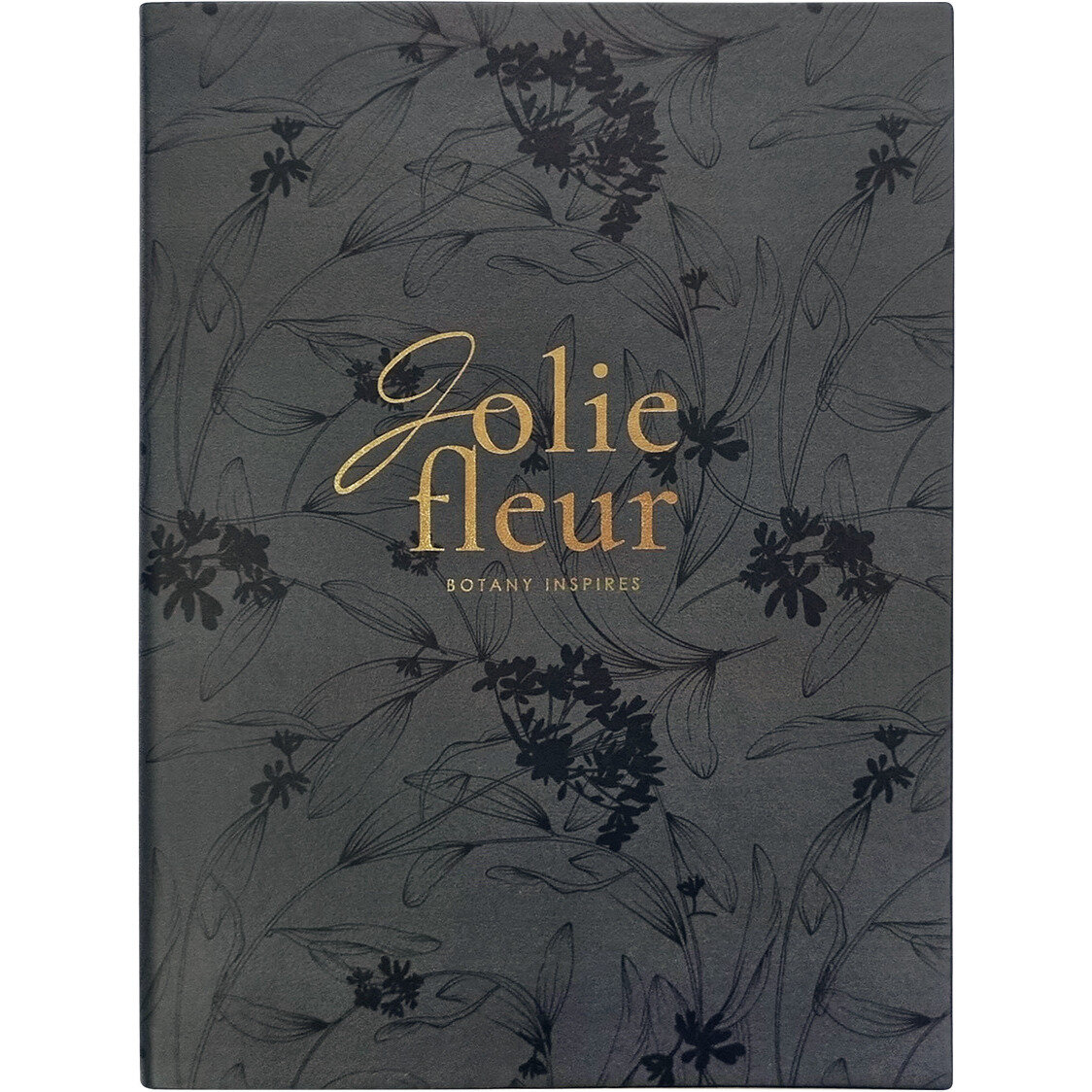 Еженедельник, датированный 2026, Infolio, 190x250 мм, 176 стр, мягкий переплет, Fleur, черный