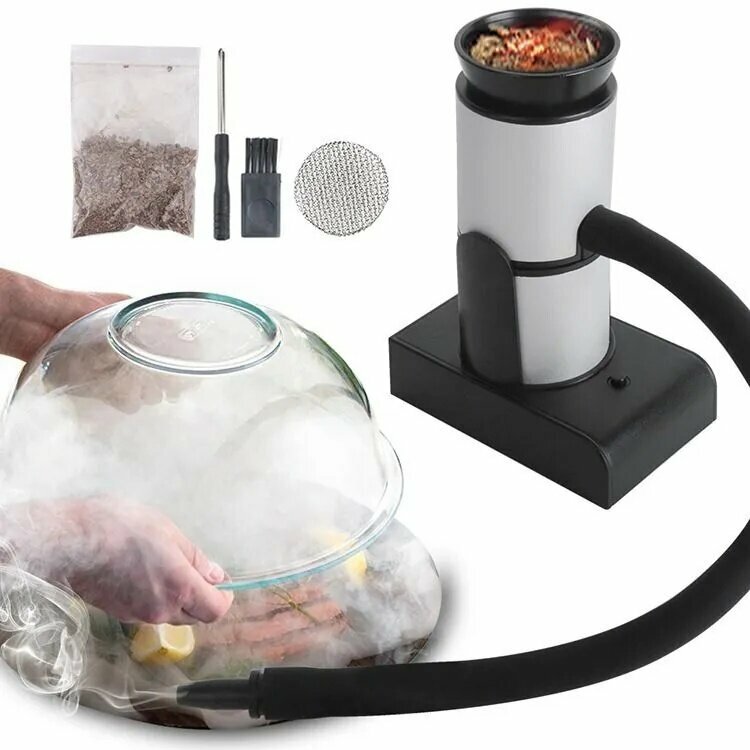Smoking Gun Food Smoker kit, портативный генератор холодного дыма для мяса, напитков, барбекю