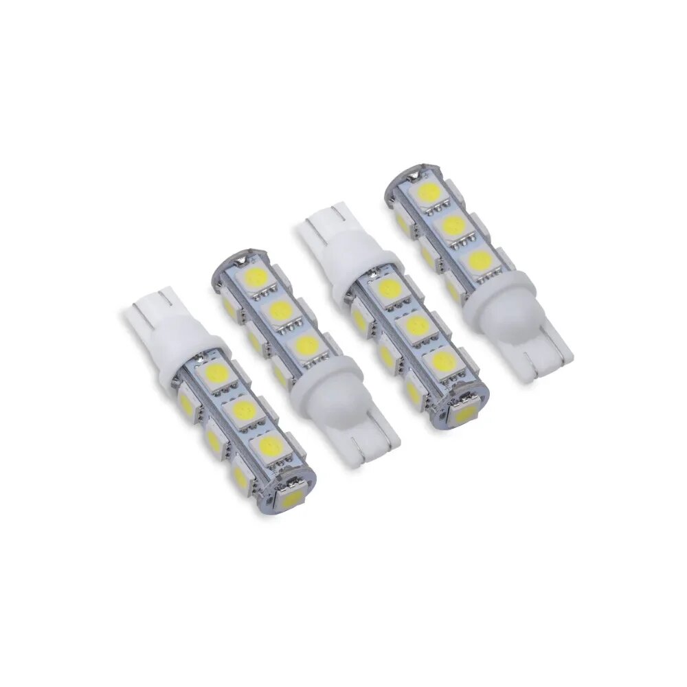 4 шт. T10 13 SMD W5W LED 5050 Супер яркий автомобильный светодиод 194 светильник 13SMD автосвет для автомобиля резервный свет 12 В