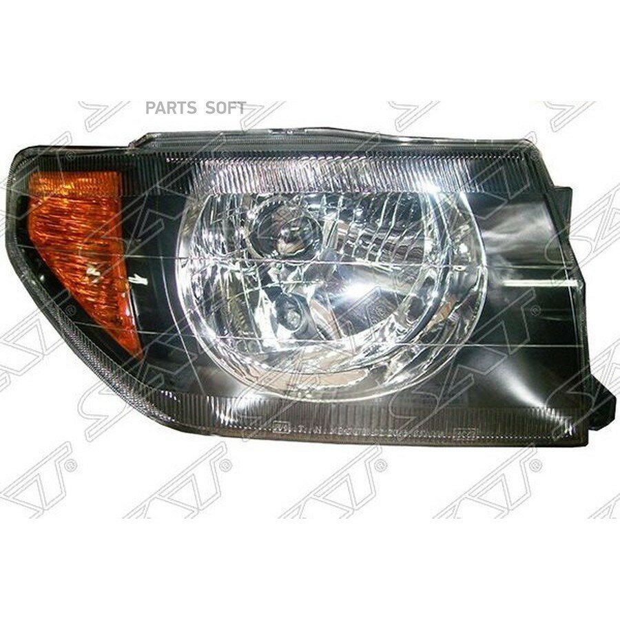 Фара MITSUBISHI PAJERO IO 9807 черная от официального дистрибьютора, SAT, артикул ST2141162BR