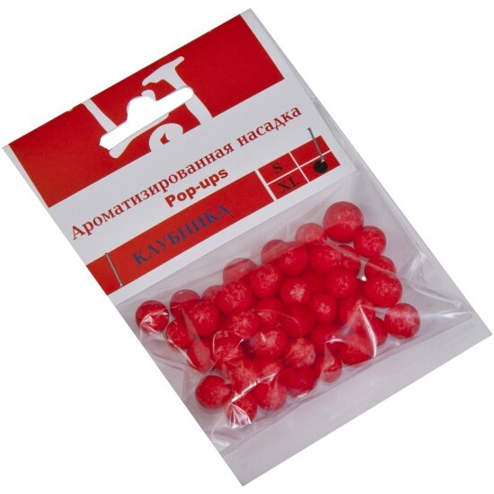 Поп-апы Lucky John LJ XL клубника красный (искуственные)