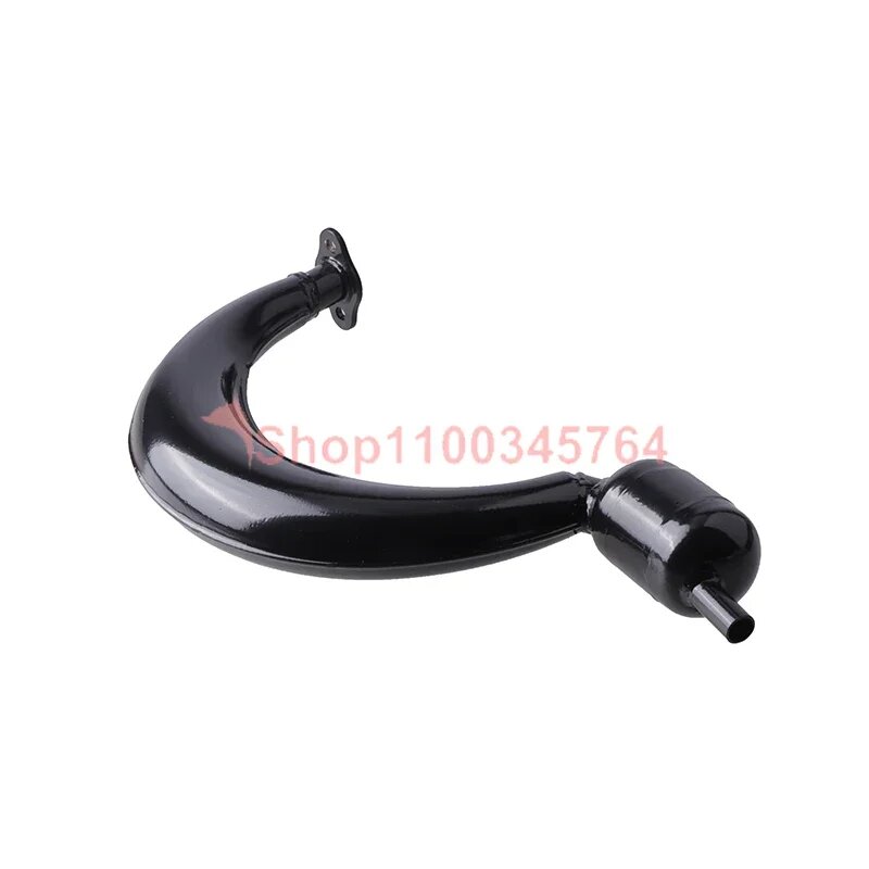 Металлический глушитель для 2-тактного газового двигателя, электрического велосипеда, подходит для моделей 49cc, 60cc, 66cc, .