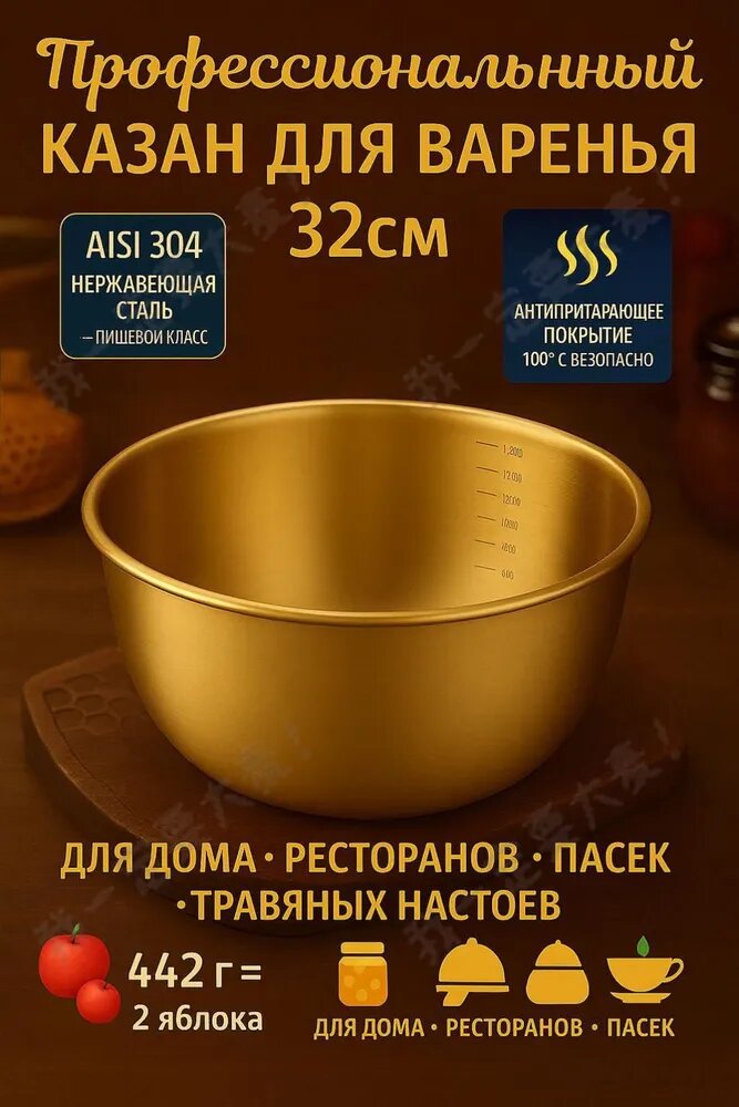 Таз для варки варенья, Медь